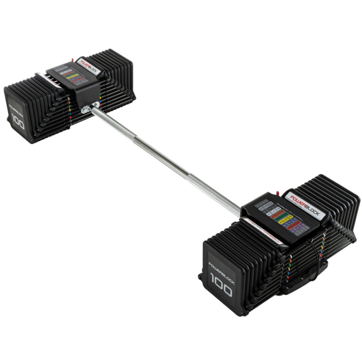 PowerBlock Pro 100 EXP Straight Bar – DumbbellBuddy.com
