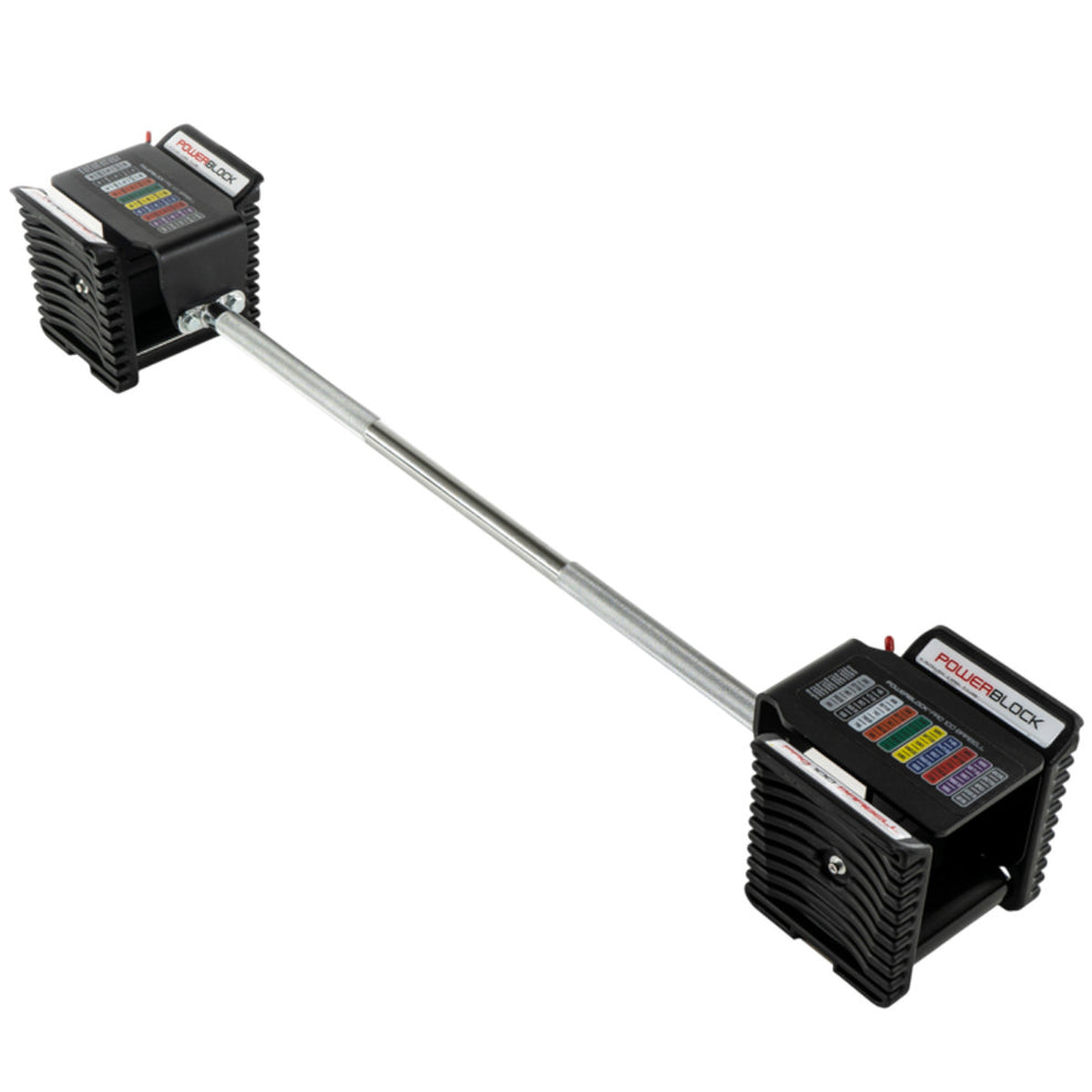 PowerBlock Pro 100 EXP Straight Bar – DumbbellBuddy.com