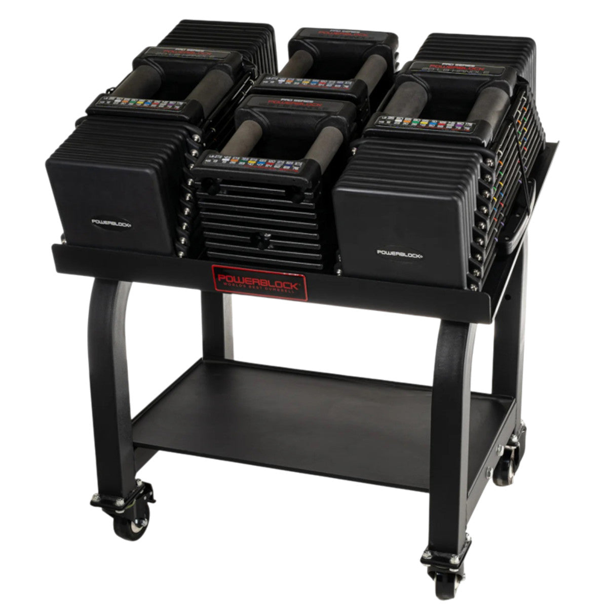 PowerBlock Commercial Pro 175 Set with Pro Max Stand – DumbbellBuddy.com